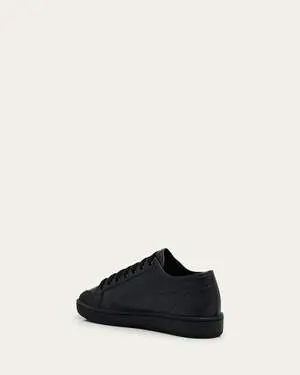 Saint Laurent Gym Leather Low-top Sneakers - Black