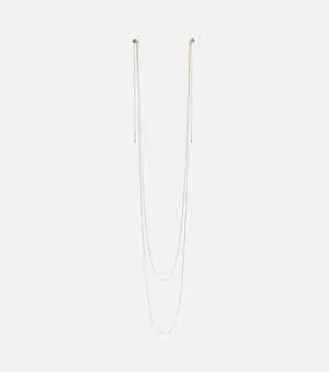 Alaïa Chain Necklace Earrings - Gold