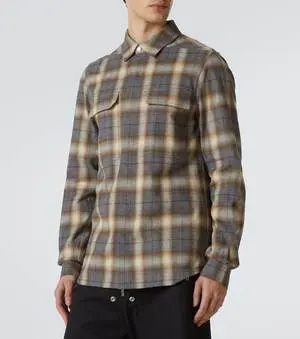 Rick Owens Plaid Cotton Shirt