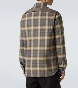 Rick Owens Plaid Cotton Shirt