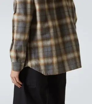 Rick Owens Plaid Cotton Shirt