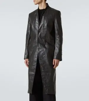 Rick Owens Leather Coat