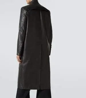 Rick Owens Leather Coat