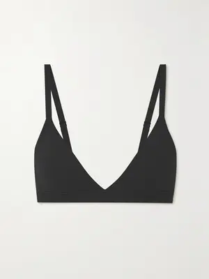 SKIMS Fits Everybody Triangle Bralette - Black