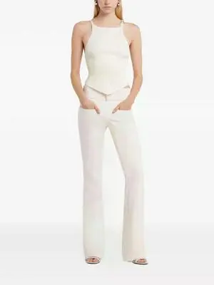 COURREGES Pointy Tank Top - Alabaster