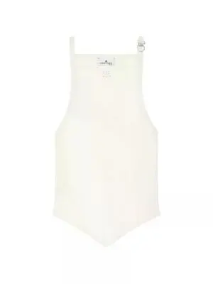 COURREGES Pointy Tank Top - Alabaster