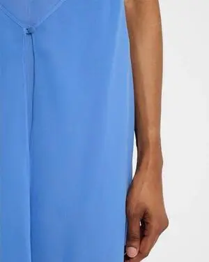 Emporio Armani Sleeveless Maxi Dress - Cornflower