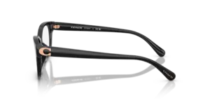 COACH Eyeglasses Square Frame - Black