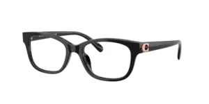 COACH Eyeglasses Square Frame Noir
