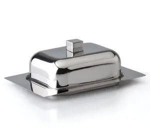 BERGHOFF Cubo Stainless 18/10 Stainless Steel Butter Dis H - Silver