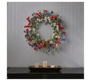 VALERIE PARR HILL 24'mini Garden Blossom Wreath Valerie - One-color