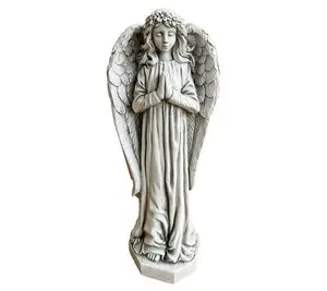 SANTA'S WORKSHOP 16' Cold Cast Angel Praying - One-color