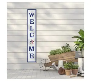 VALERIE PARR HILL Patriotic Welcome Sign Valerie - One-color