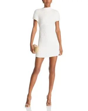 Cult Gaia Luka Knit Dress - Off White