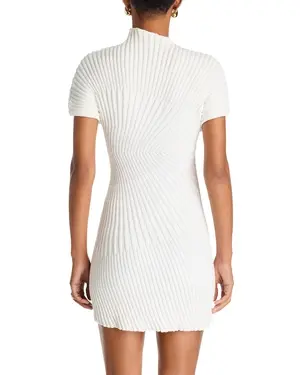Cult Gaia Luka Knit Dress - Off White