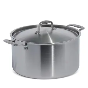 MADE IN 5 Ply Clad 12 Qt. Stockpot And Lid - Stainless