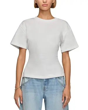 Eb Denim Off The Shoulder T-shirts For Women