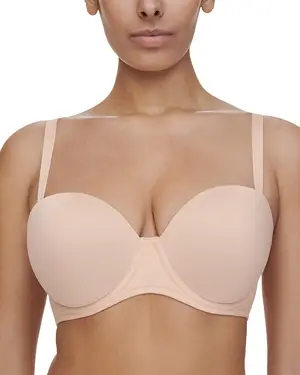 Chantelle Comfort Chic Full Bust Strapless Bra - Rose