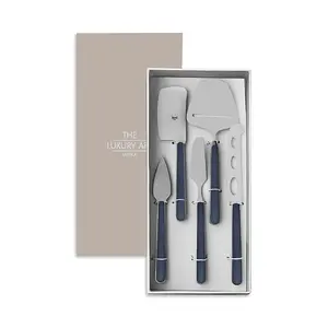 MEPRA Fantasia 5 Piece Cheese Knife Set - Cobalt