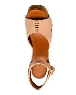 Free People Cecily Studded Platform Sandals - Vachetta