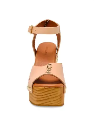 Free People Cecily Studded Platform Sandals - Vachetta