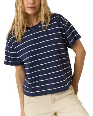 Marine Layer Vintage Slub Crop Tee
