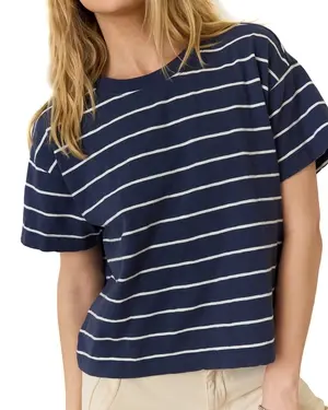 Marine Layer Vintage Slub Crop Tee