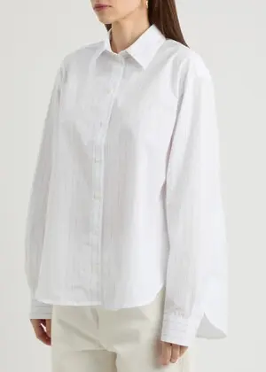 TOTEME Striped Organic Cotton-poplin Shirt