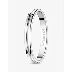 Boucheron Godron Platinum Wedding Band - Platinium
