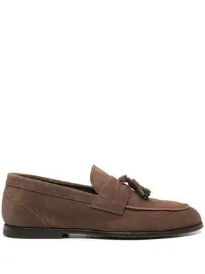 CENERE GB Suede Loafers - Brown