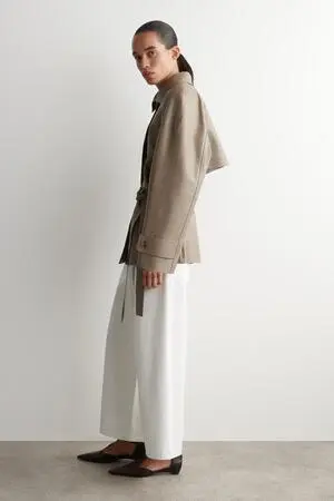 Cos Denim Culottes - White