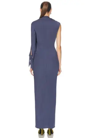 Atlein Long Sleeve Cut Out Dress