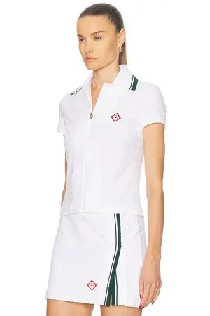 Casablanca Monogram Polo Top