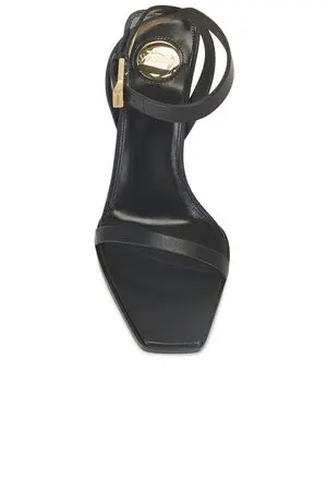 Saint Laurent Leather Wedge Sandals