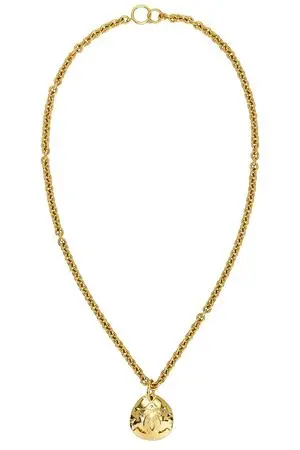 Chanel 1994 Coco Mark Necklace - Gold