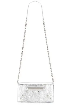 Balenciaga Le City Wallet Bag - Silver