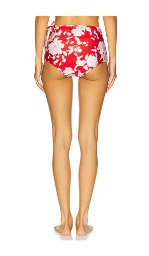 L'Agence Ellen Bikini Bottom With Wrap Skirt