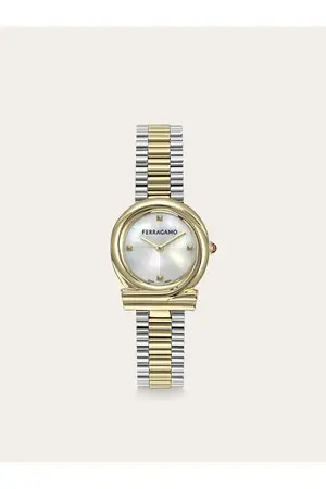 FERRAGAMO Gancini Twisted Watch - Gold