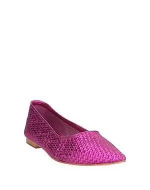 STRATEGIA Leather Ballet Flats - Pink