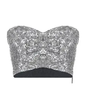 MSGM Tube Top - Silver
