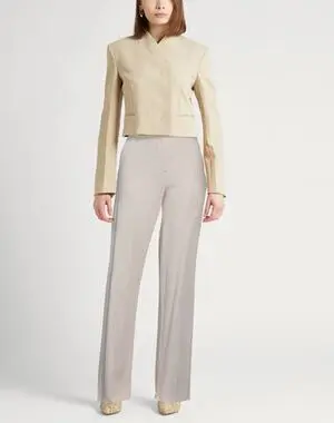 Max Mara Wide Leg Flannel Pants