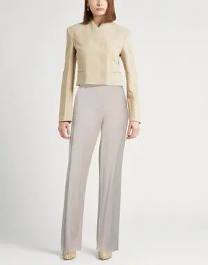 Max Mara Wide Leg Flannel Pants