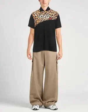 Just Cavalli Polo Shirt Size Cotton, Viscose, Polyamide