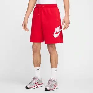 Nike Club French Terry Alumni Shorts - Red