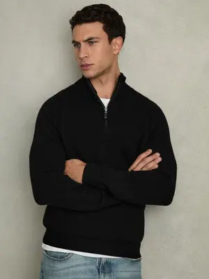 Reiss Zip Up Knitwear For Men