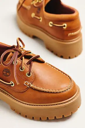 Timberland Boat Shoe Flats - Rust Nubuck