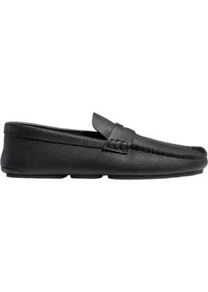 Khaite Billy Loafer In Pebbled Leather - Black
