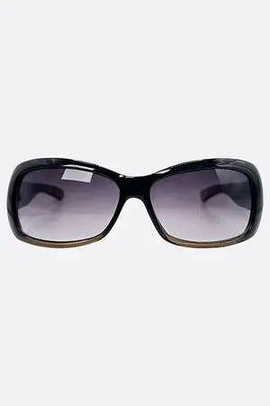 GIANT VINTAGE SUNGLASSES Giant Vintage Done Up Sleek Y2k Sunglasses - Ombre Dusk