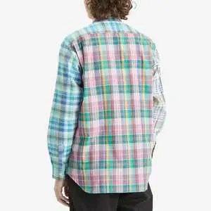 Comme Des Garçons Mix Check Button Down Shirt