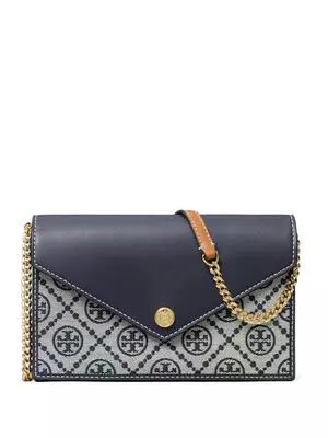 Tory Burch T-monogram Mini Crossbody Bag - Blue